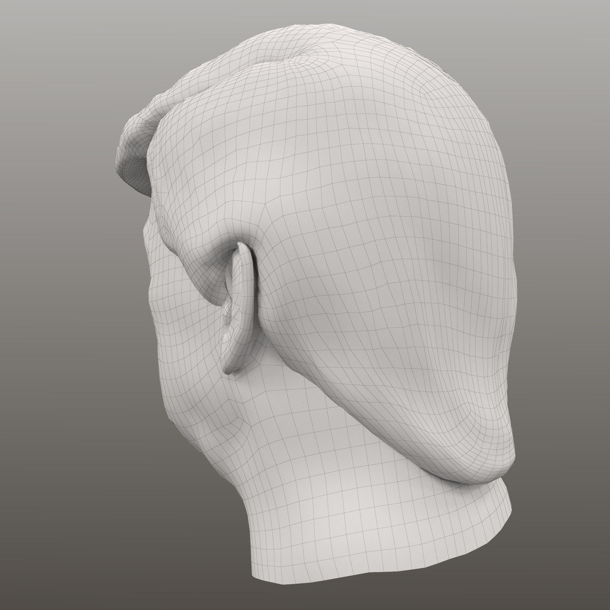 3D model Donald Trump bust VR / AR / low-poly | CGTrader