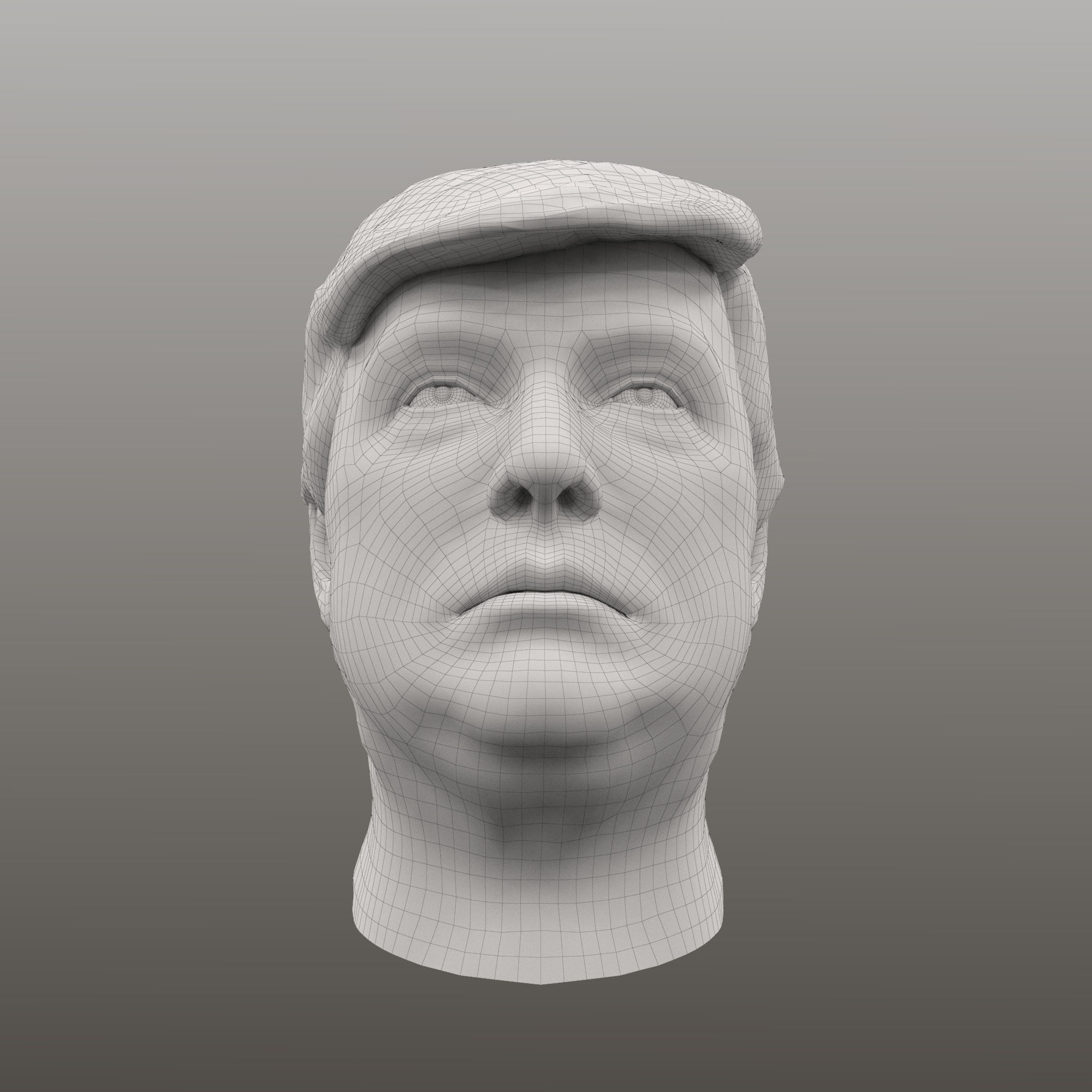 3D model Donald Trump bust VR / AR / low-poly | CGTrader