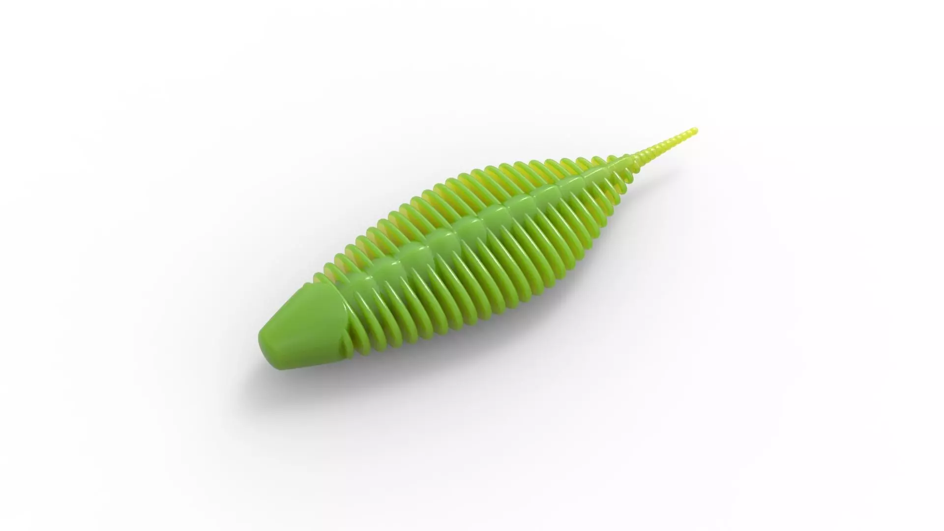 Soft Fishing Lure - Leech 85mm 3D model 3D printable | CGTrader