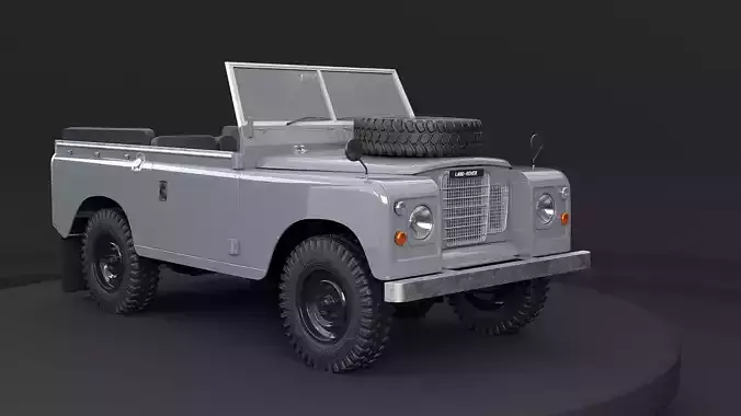 Land Rover Series III Short Wheel Base Convertible 3D model | CGTrader