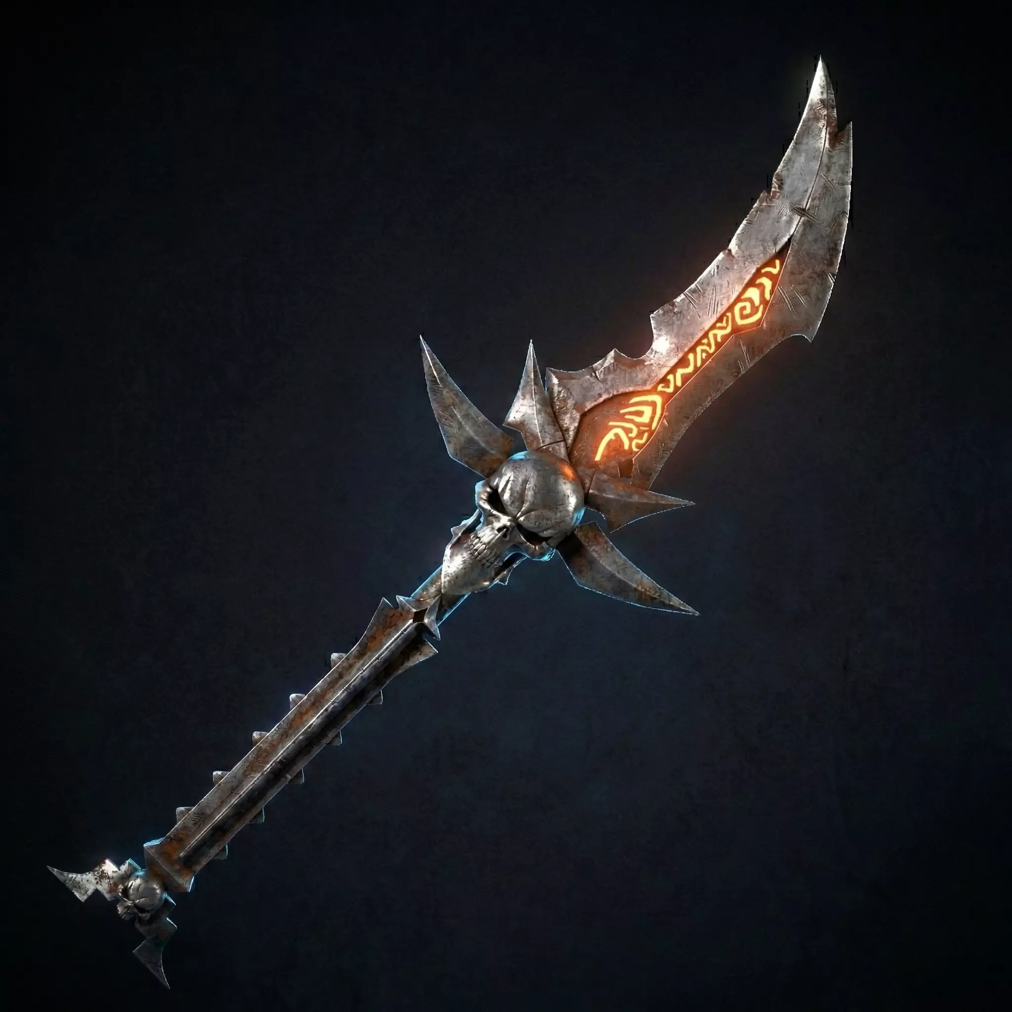 Skull Sword Darksiders Style 3D model 3D printable | CGTrader