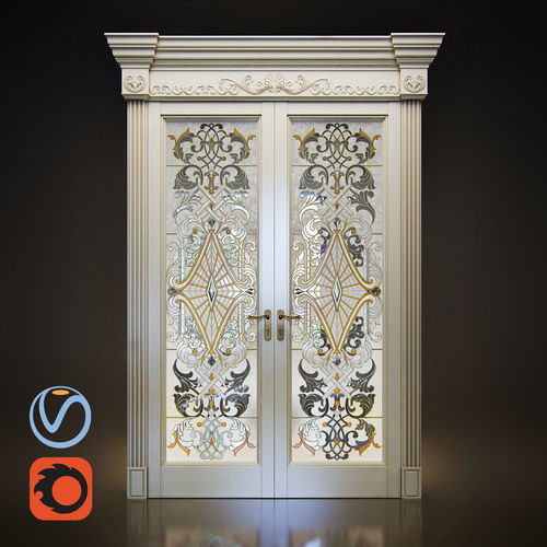 doors classic 003 3D model | CGTrader