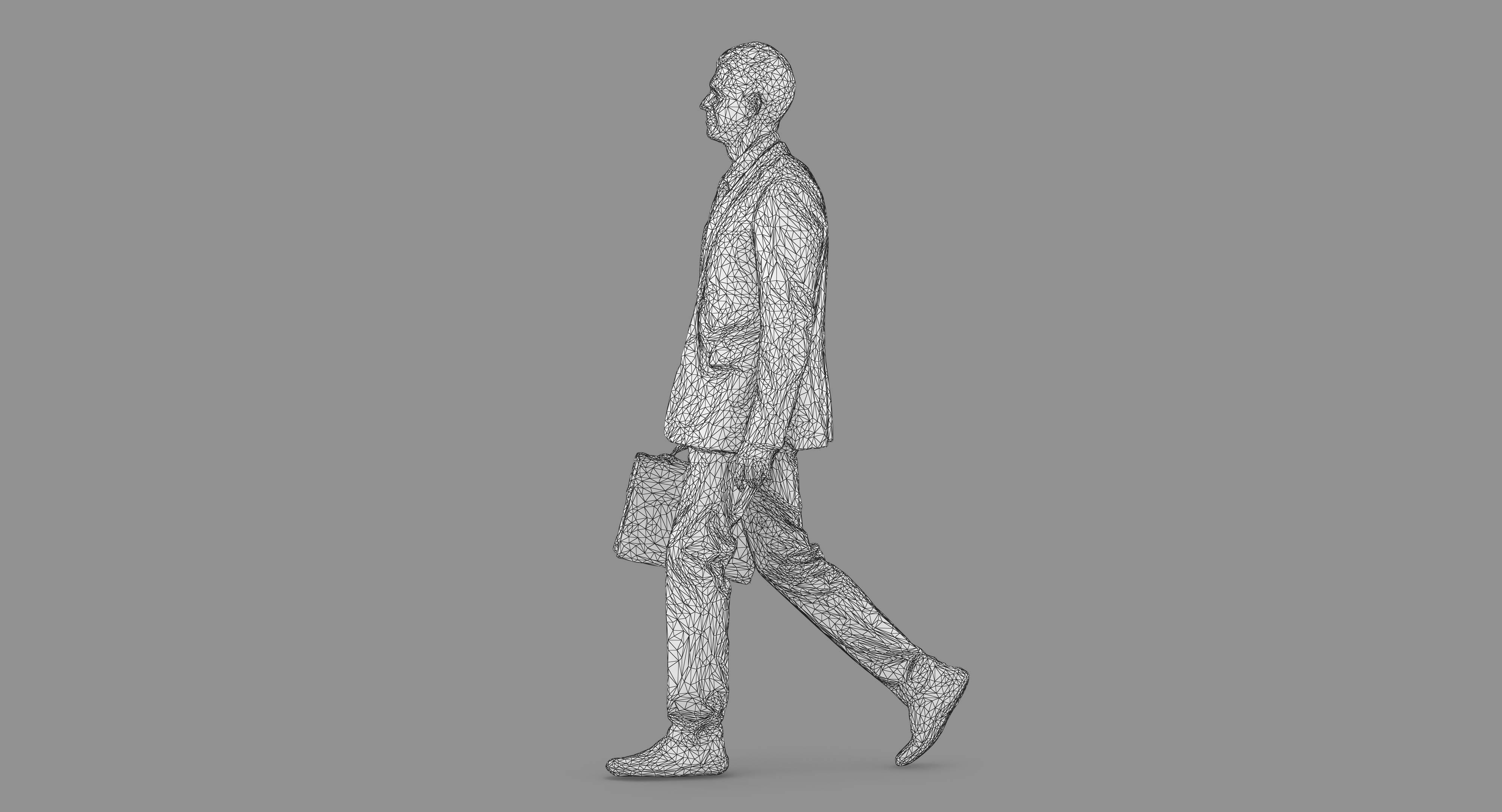 3D model Business Human Walking VR / AR / low-poly | CGTrader