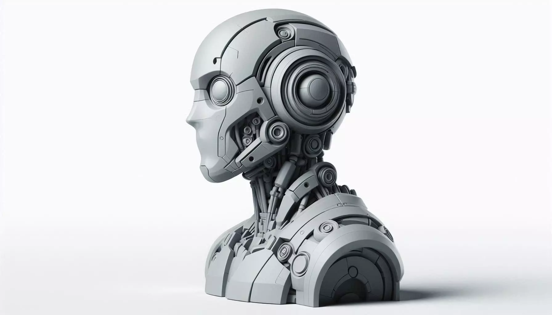 Robotic Half-Body Man 3D Model 3D model 3D printable | CGTrader