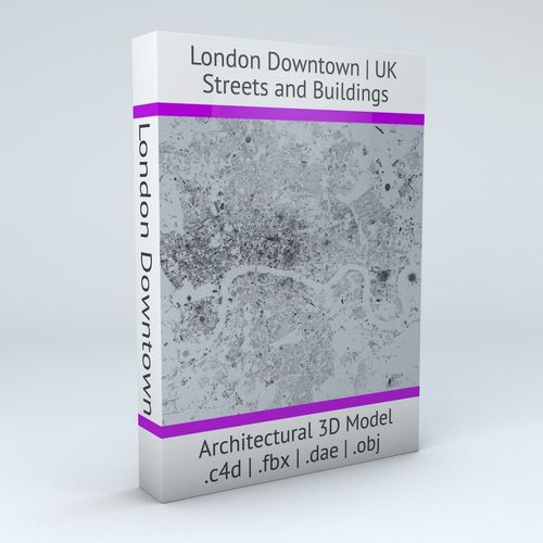London Downtown Streets and Buildings 3D model | CGTrader