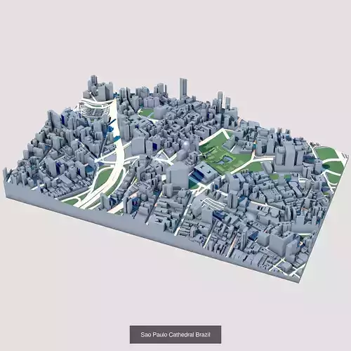 Cathedral Landmarks Pack 16 Detailed 3D City Map Models | CGTrader
