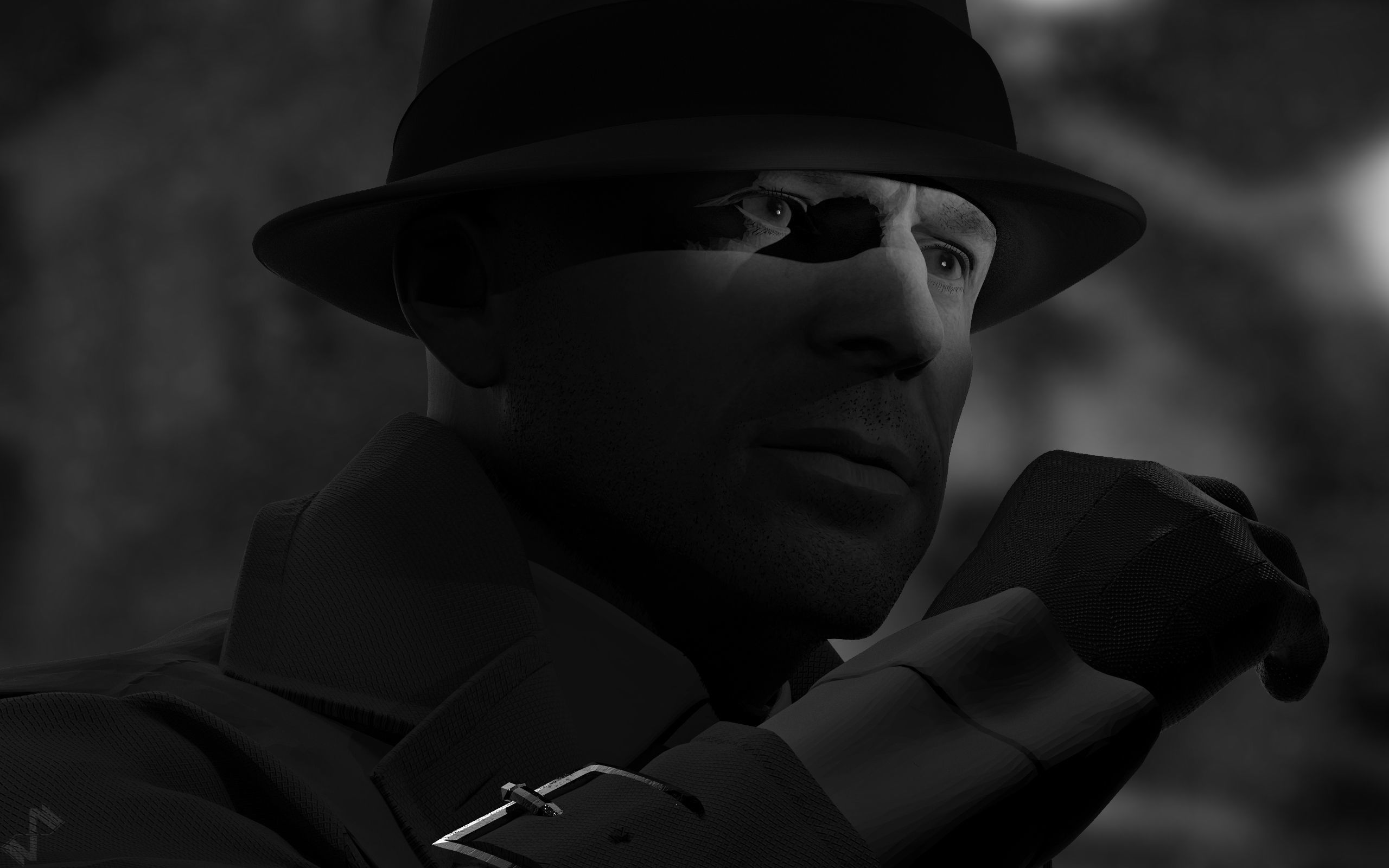 Noir Detective 3D model | CGTrader