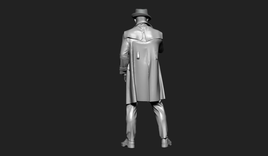 Noir Detective 3D model | CGTrader