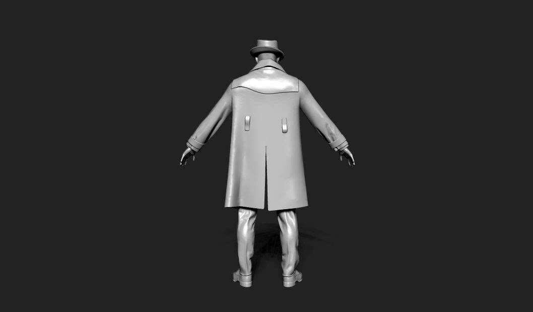 Noir Detective 3D model | CGTrader