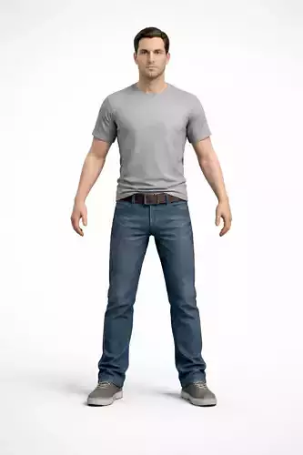 Businessman character free VR / AR / low-poly 3D model rigged | CGTrader