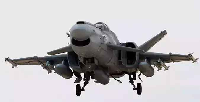 Viper F-40 Marines Jet Fighter Concept Aircraft 3D model | CGTrader