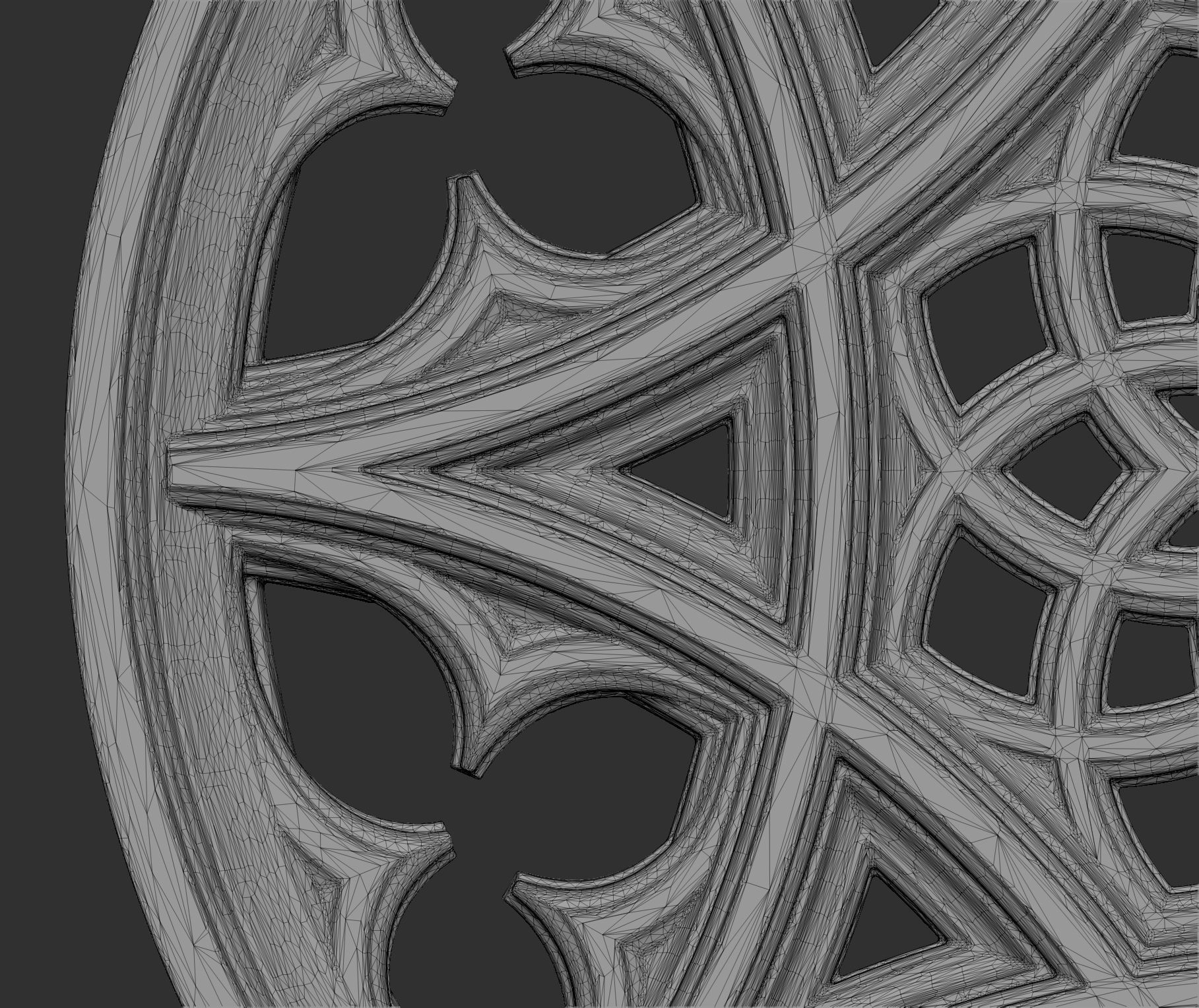 Gothic Tracery 5 3D model 3D printable | CGTrader