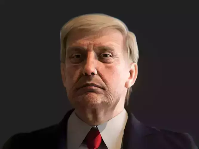 Donald Trump Realistic - Rigged and Animated 3D model animated rigged ...