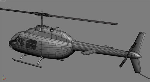 Bell 206 Jet Ranger 3D model | CGTrader