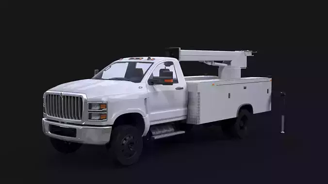 International CV 2020 Crane 3D model | CGTrader