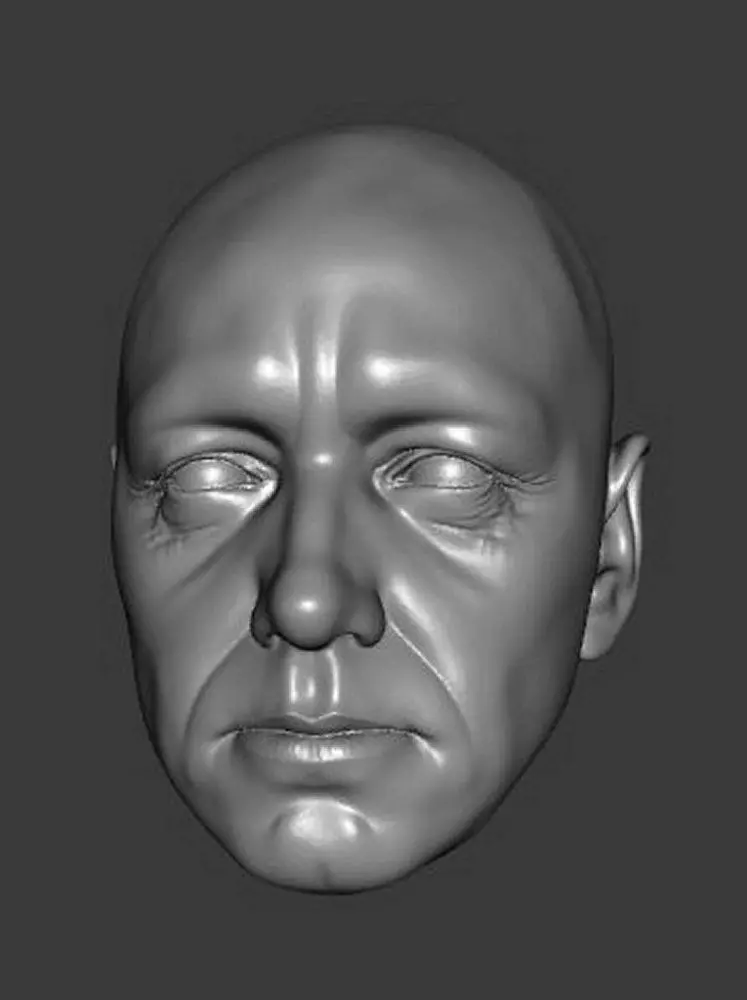 DC LEX LUTHOR KEVIN SPACEY SUPERMAN RETURNS HEAD SCULPT 3D model 3D ...
