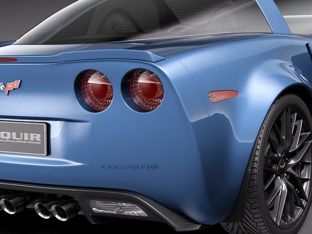 Chevrolet Corvette z06 carbon 2010 3D Model 3D model | CGTrader
