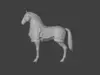 3D model Majestic Armored War Horse Statue VR / AR / low-poly | CGTrader