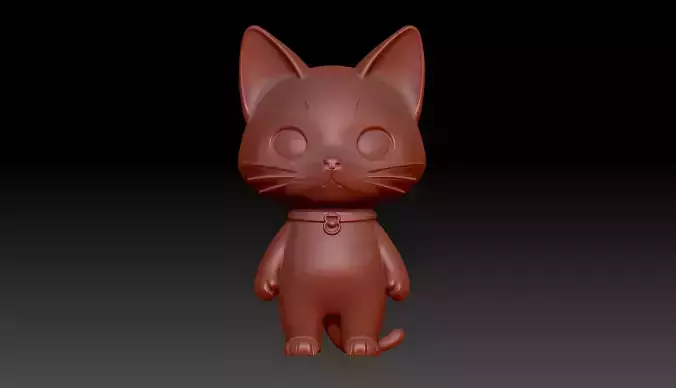 Candy cat 3D model 3D printable | CGTrader