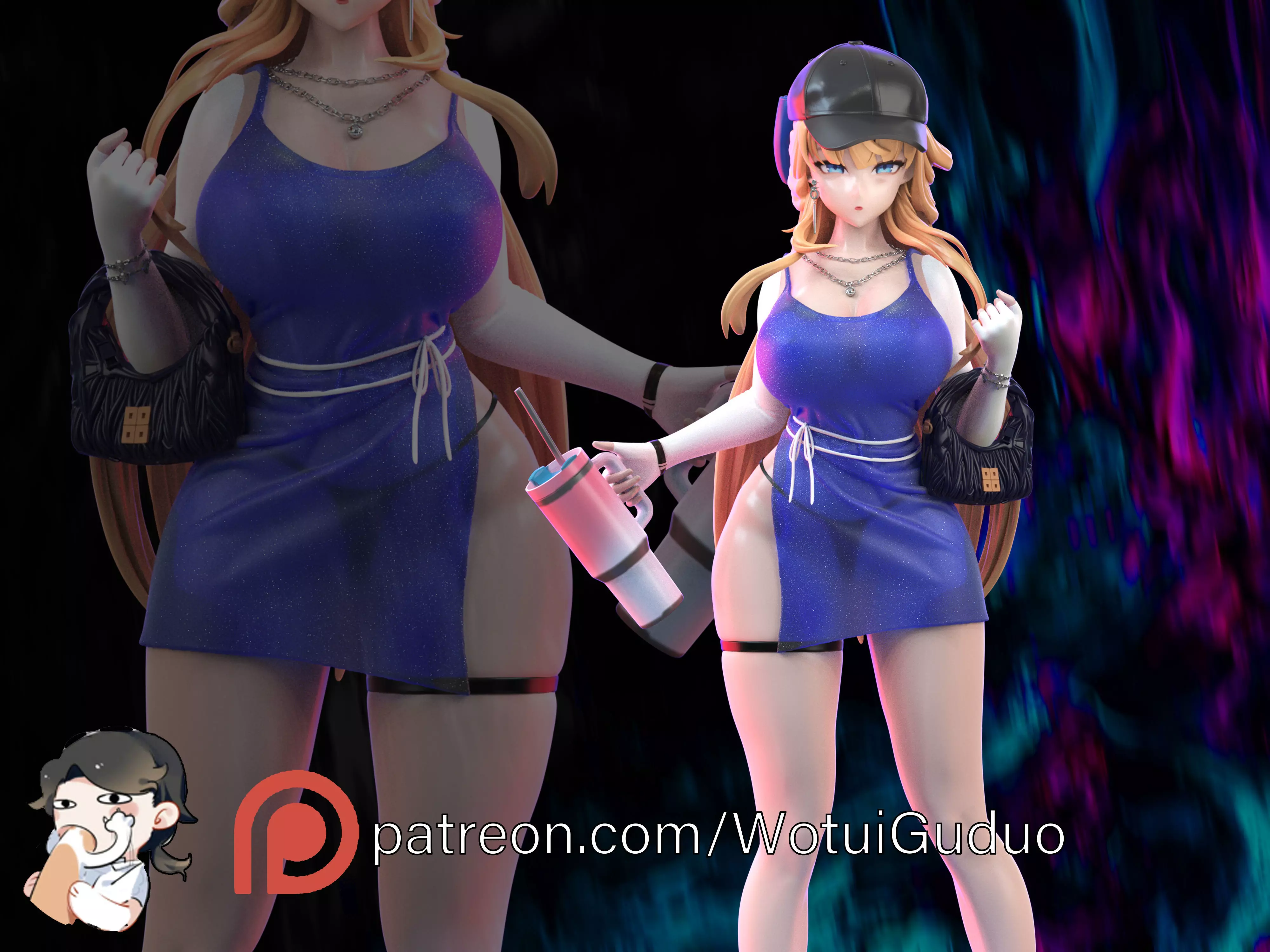 BROWN DUST2 WILHELMINA 3D model 3D printable | CGTrader