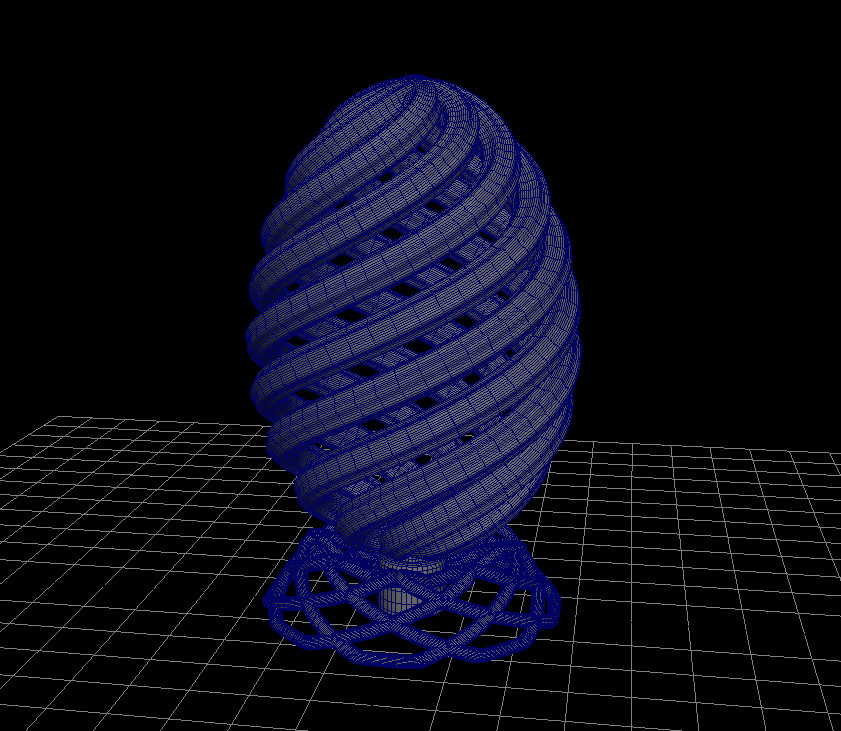 Vortex Egg Support 3D model 3D printable | CGTrader