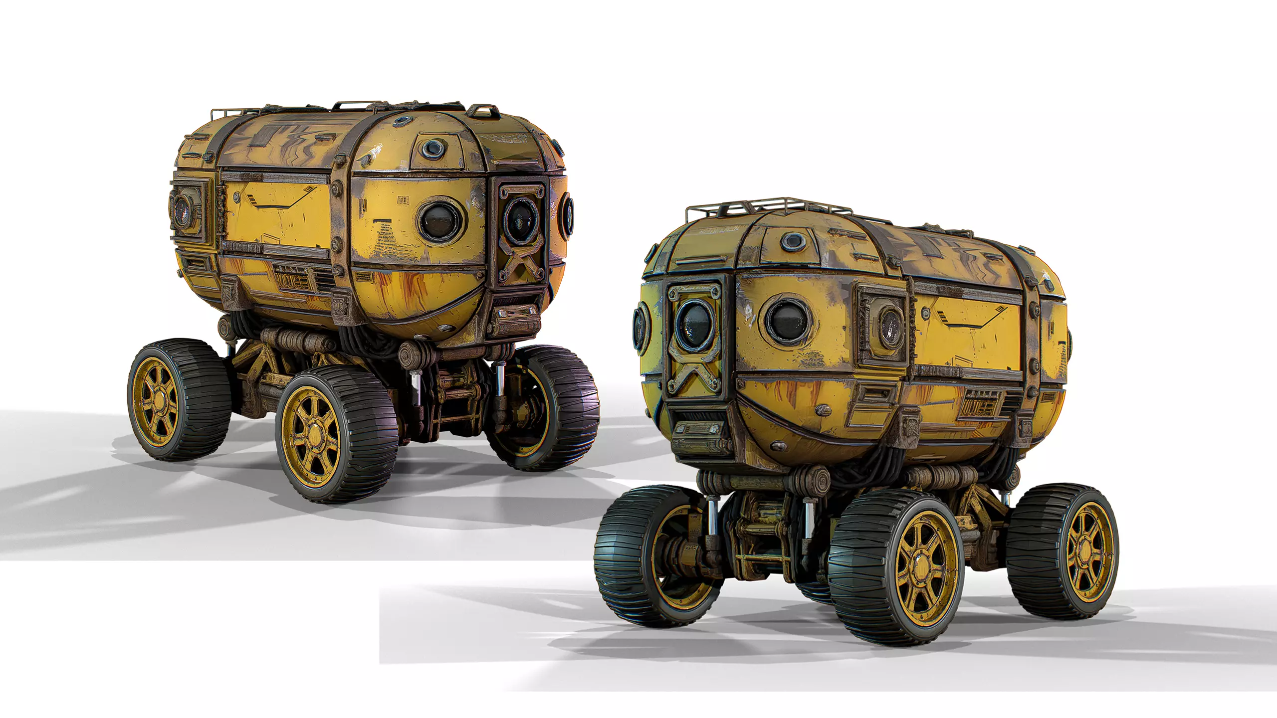 3D model Sci-Fi Industrial Crawler Vehicle VR / AR / low-poly | CGTrader