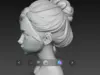 Japan female head girl avatar sculpture detail character 02134 3D model ...