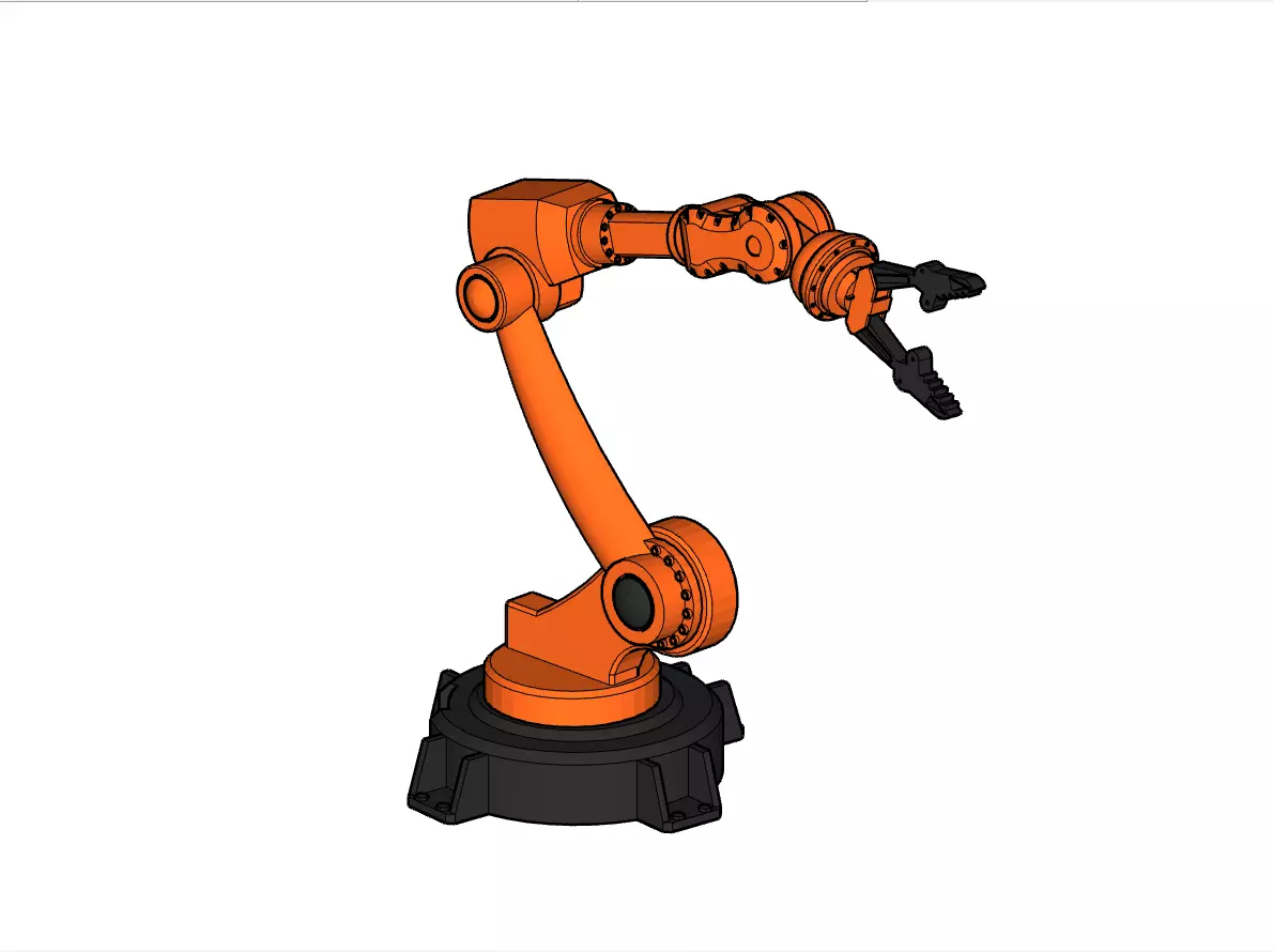Industrial Robotic Arm- HighQuality 3D model | CGTrader