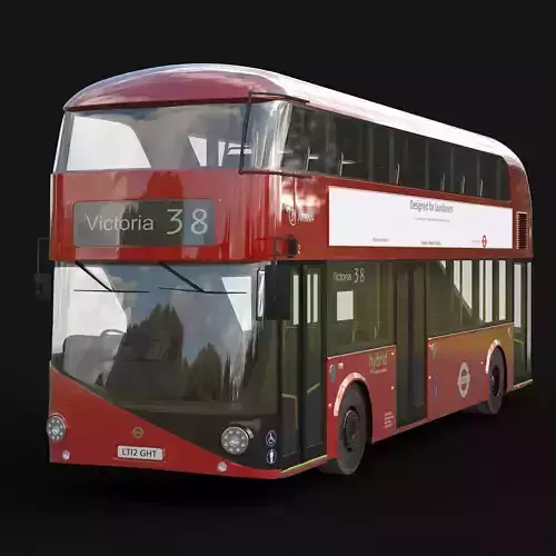 New Bus for London 3D model | CGTrader