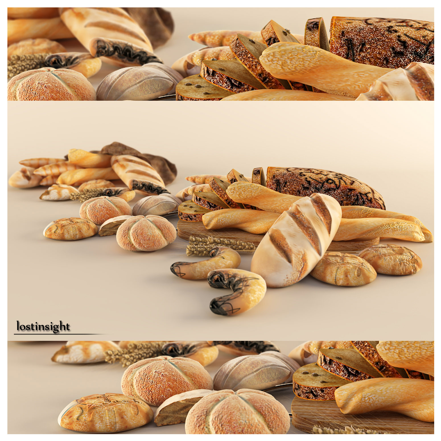 Bread Cravings 3D model | CGTrader