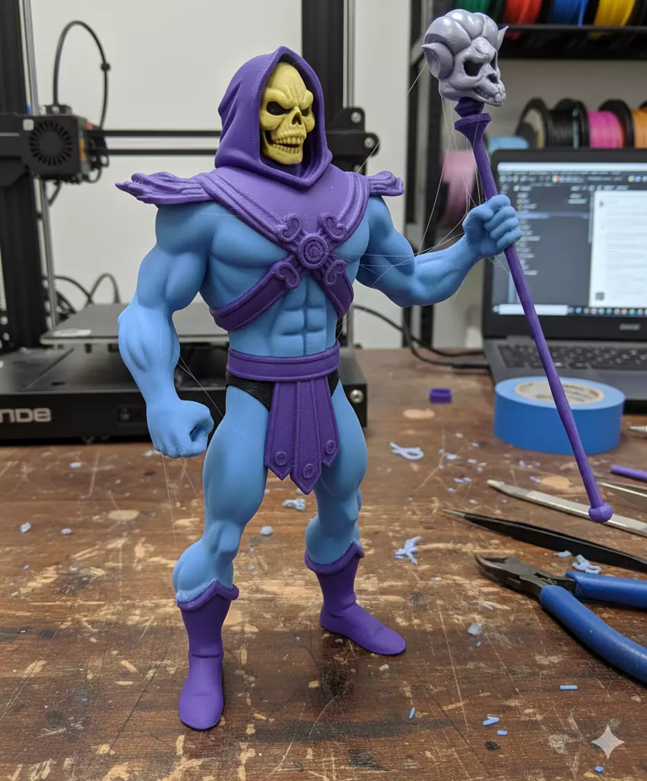 SKELETOR 1983 Original Series Statue free 3D model 3D printable | CGTrader