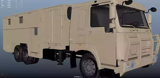 Tactical Command Vehicle 6x6 Military Truck Model 3D model | CGTrader