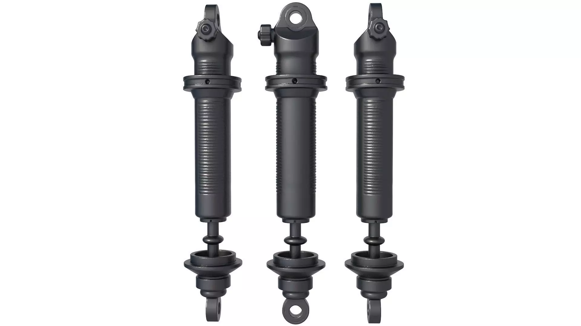 Coil Over Bracket Drag Shocks - Damping Adjustable Coil 3D model 3D ...