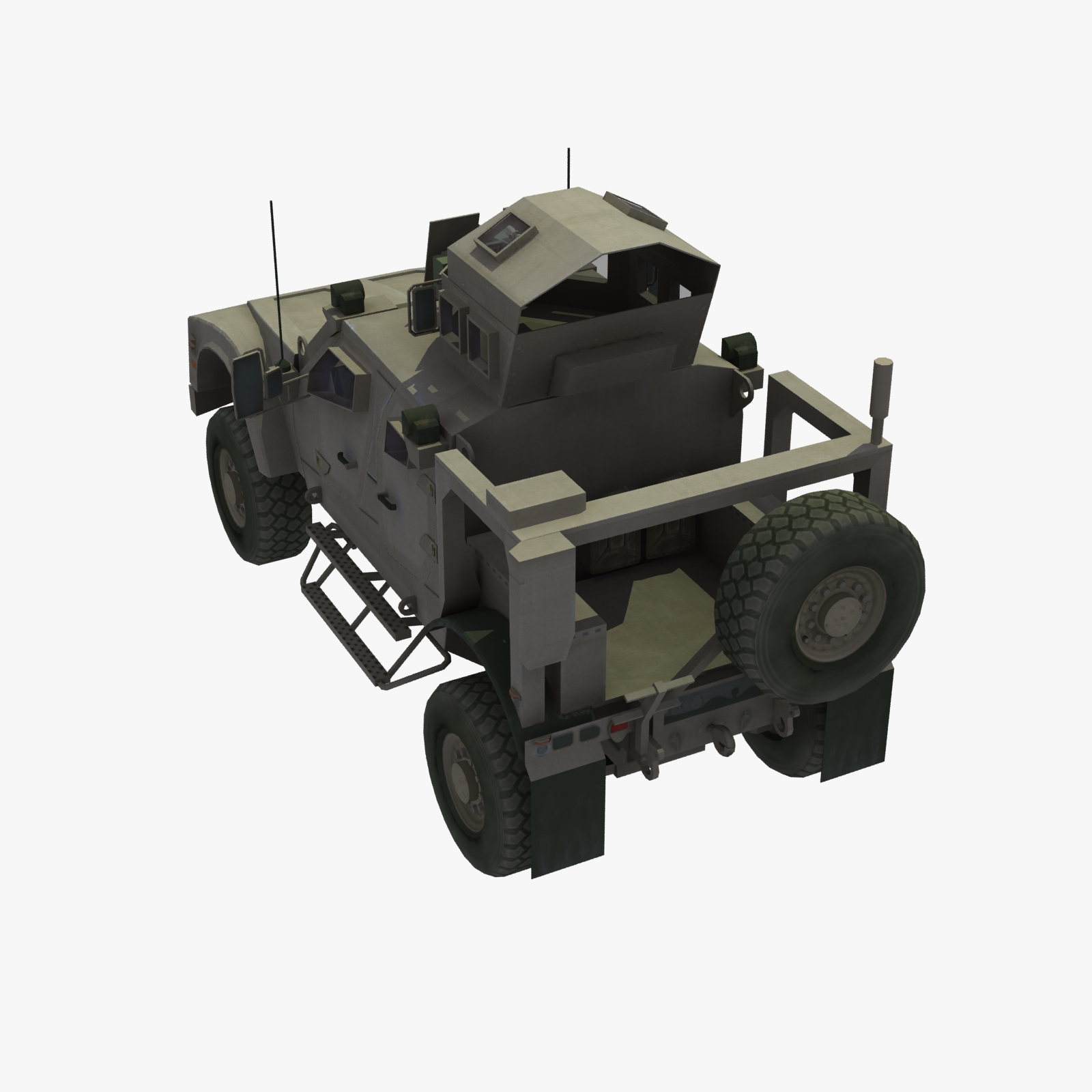 MATV MRAP Truck 3D Model .max .obj .3ds .lwo .lw .lws .hrc .xsi .dae ...