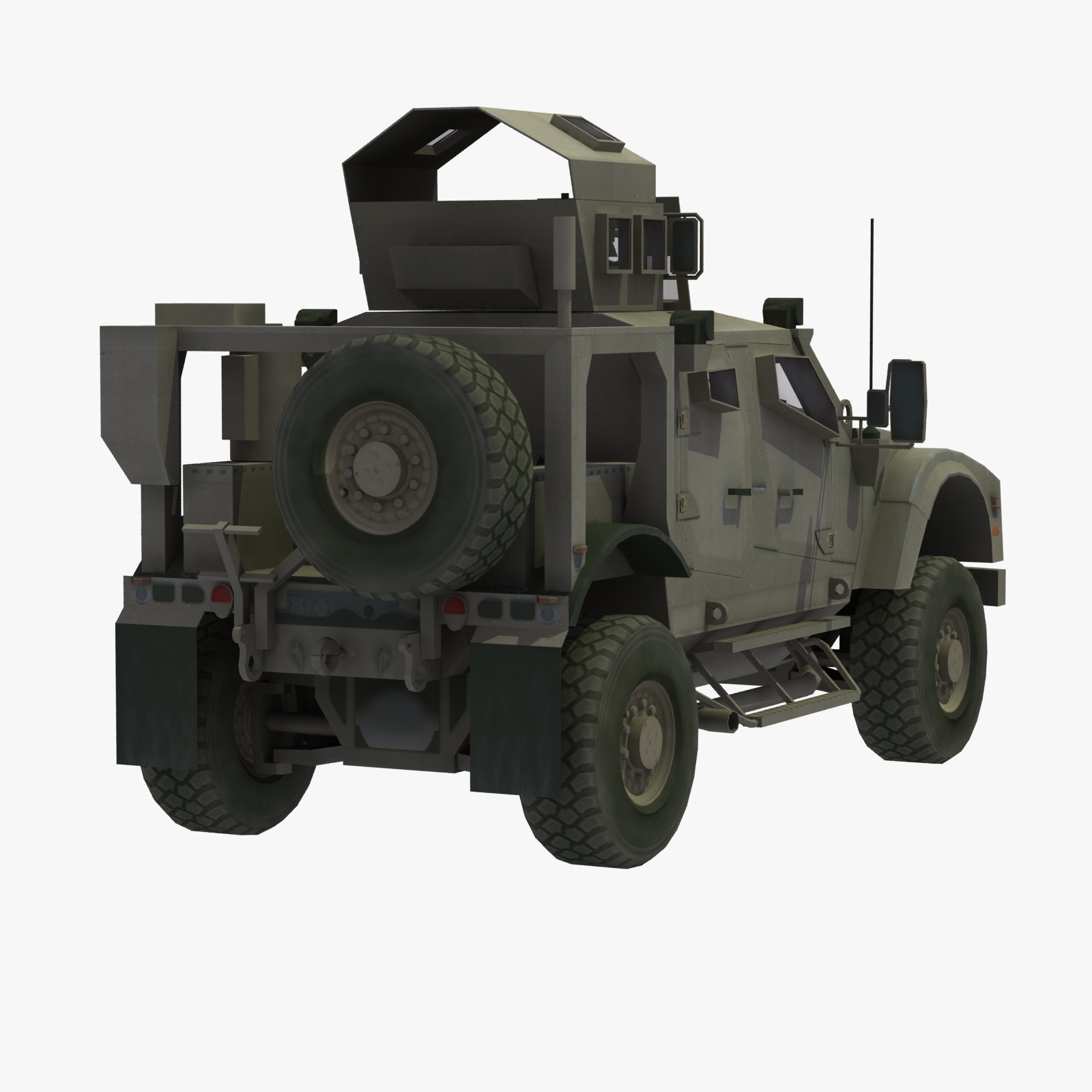MATV MRAP Truck 3D Model .max .obj .3ds .lwo .lw .lws .hrc .xsi .dae ...