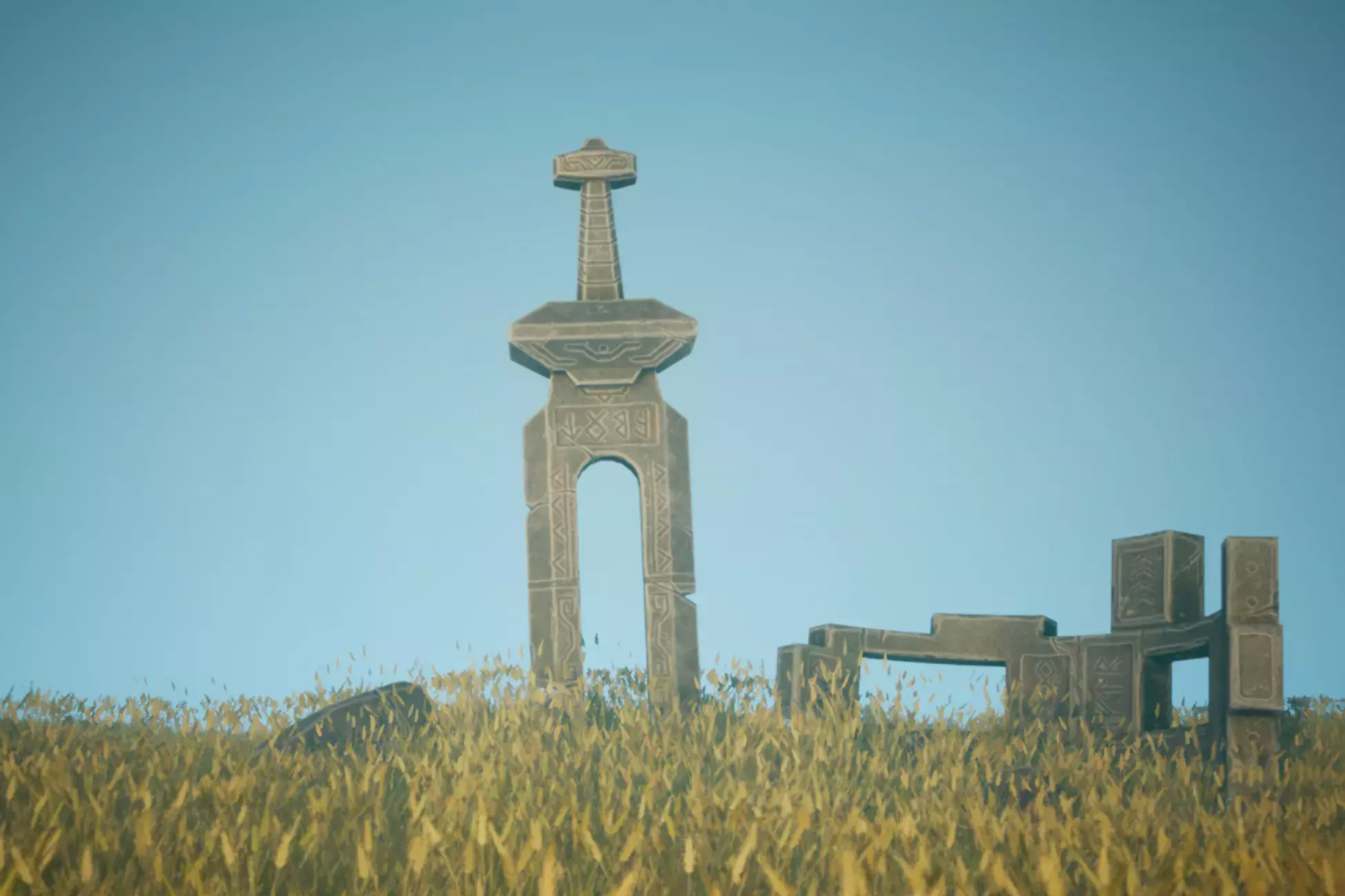 Free Low Poly Ancient Ruins Pack free VR / AR / low-poly 3D model ...