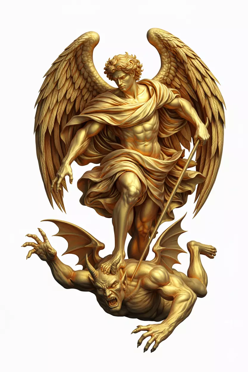 Pendant Saint Michael the Archangel Pendant Saint Michael 3D model 3D ...