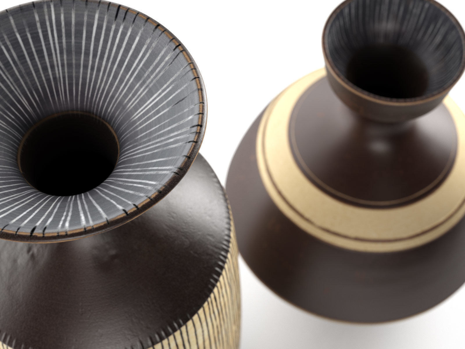 Vases by Lucie Rie 3D model | CGTrader