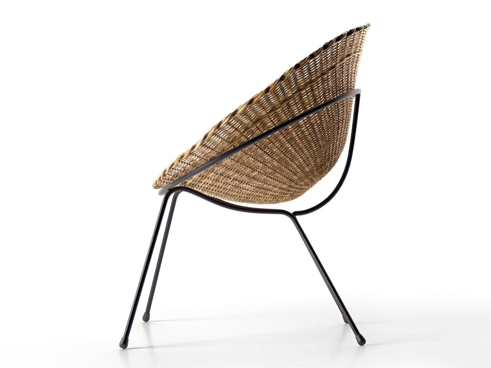 Round Wicker Chair 3D model | CGTrader