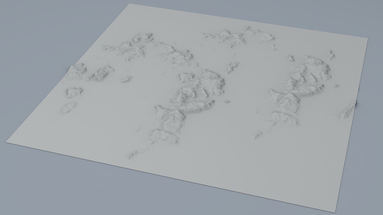 High Poly Untextured Terrain Package 3D model | CGTrader