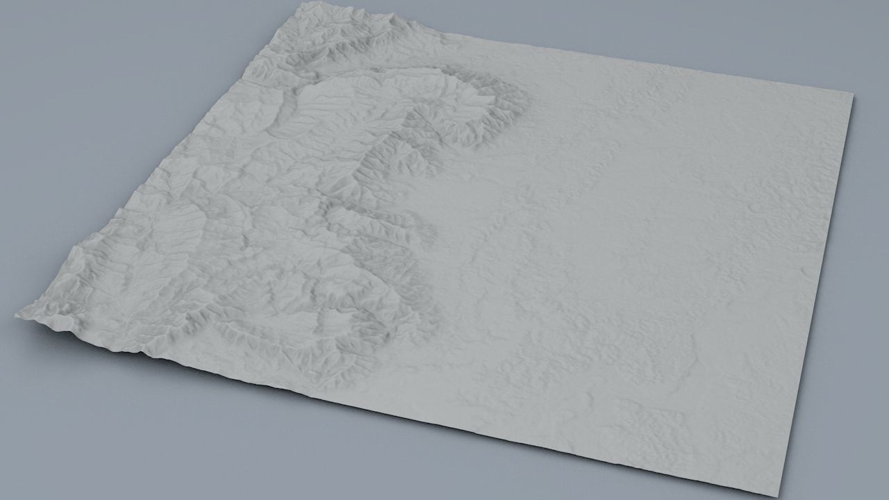 High Poly Untextured Terrain Package 3D model | CGTrader