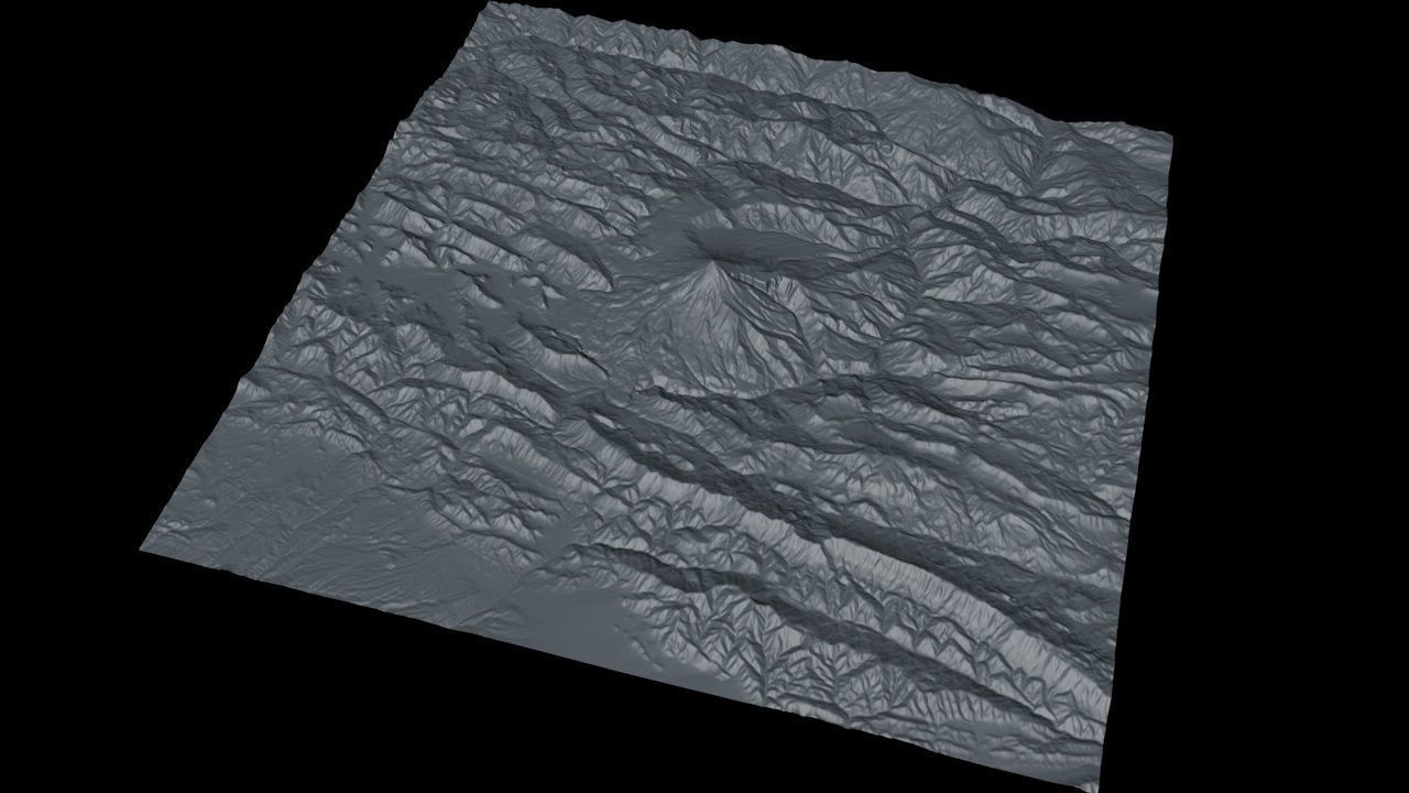 High Poly Untextured Terrain Package 3D model | CGTrader