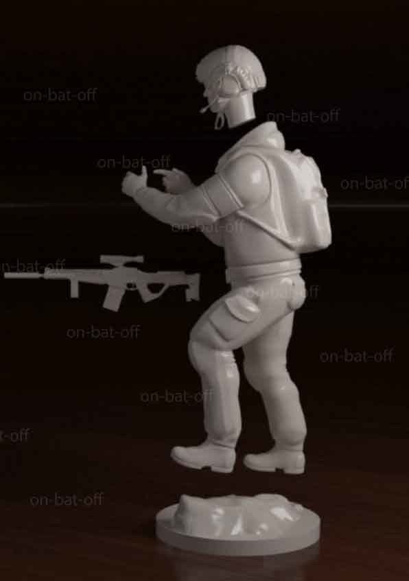 Paintball shooter 3D model 3D printable | CGTrader