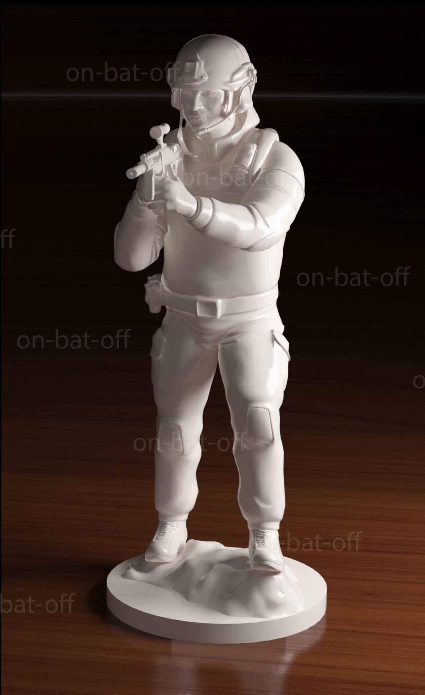 Paintball shooter 3D model 3D printable | CGTrader