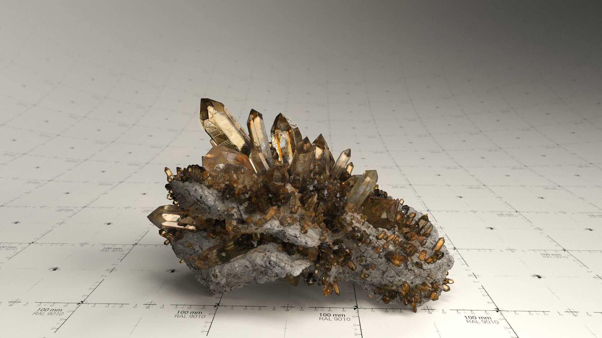 3D model Crystal Model Kit - 6 Types VR / AR / low-poly | CGTrader