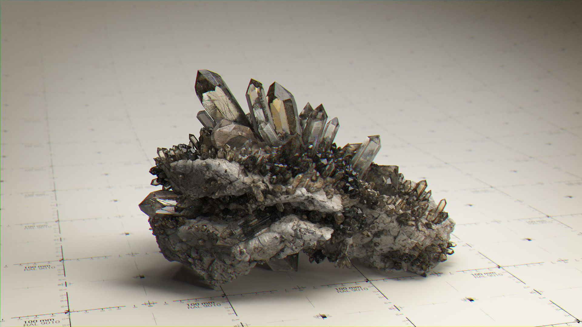 3D model Crystal Model Kit - 6 Types VR / AR / low-poly | CGTrader