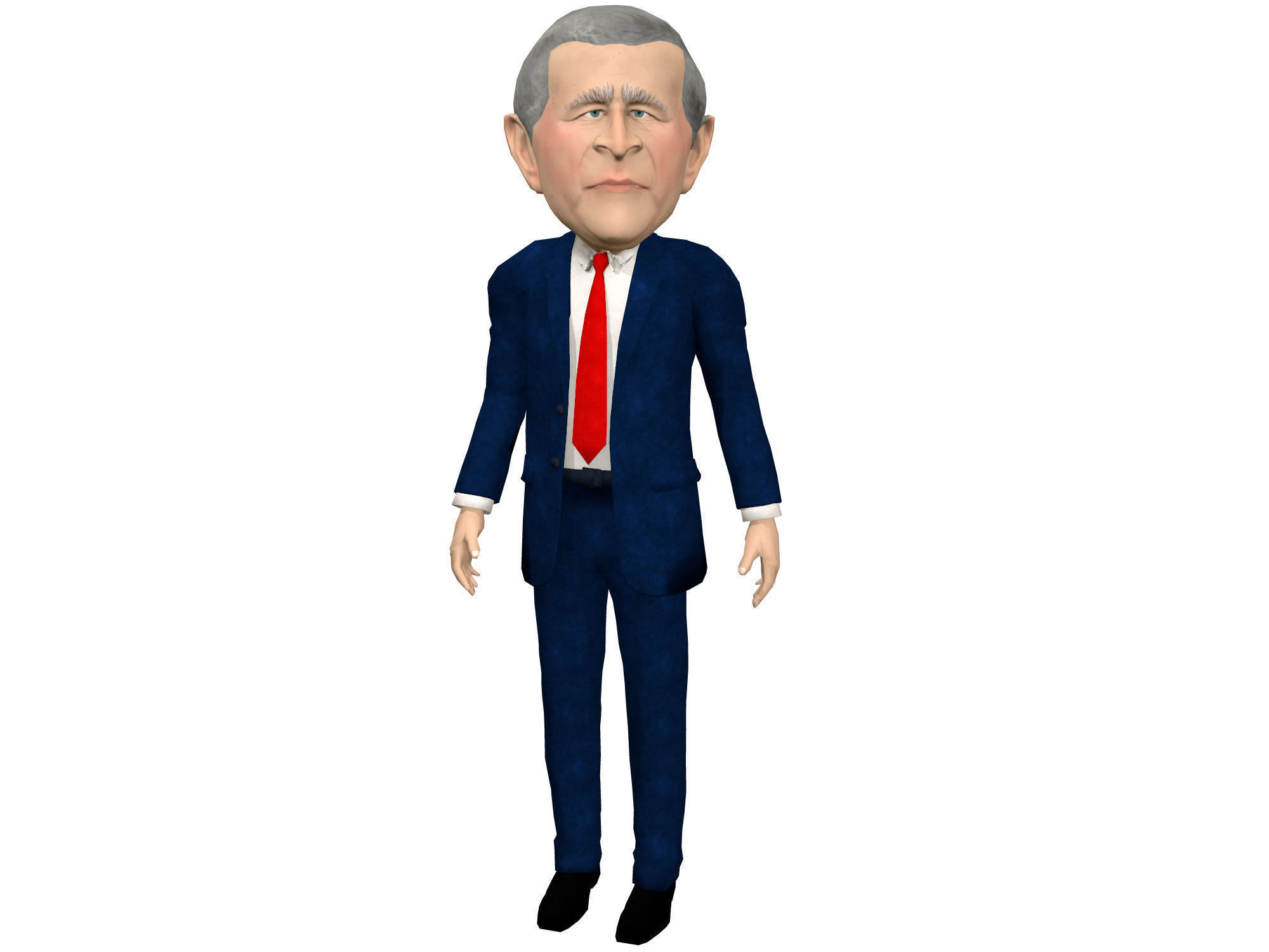 3D model Political caricatures pack VR / AR / low-poly rigged animated ...
