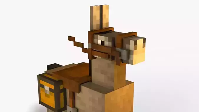 3D model Minecraft Metallic Baby Chicken VR / AR / low-poly | CGTrader