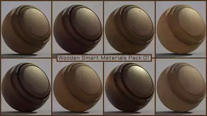 Scuffed Smart Materials Pack 01 3D model | CGTrader