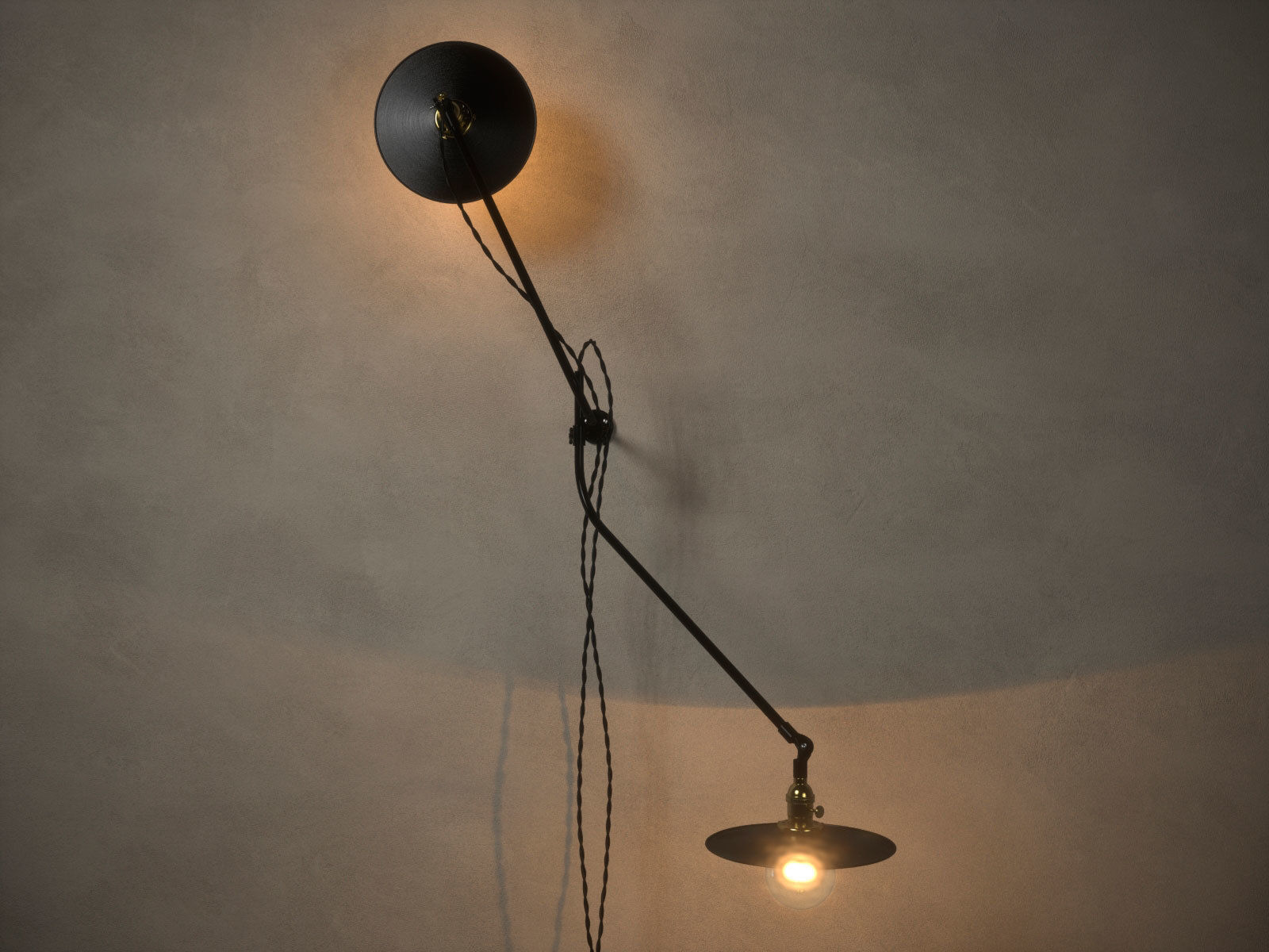 Workstead Bent Wall Lamp 3D model | CGTrader